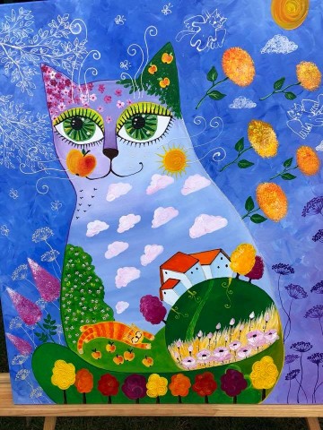 Купить картину Мой ласковый и нежный мир - Art Compass Club